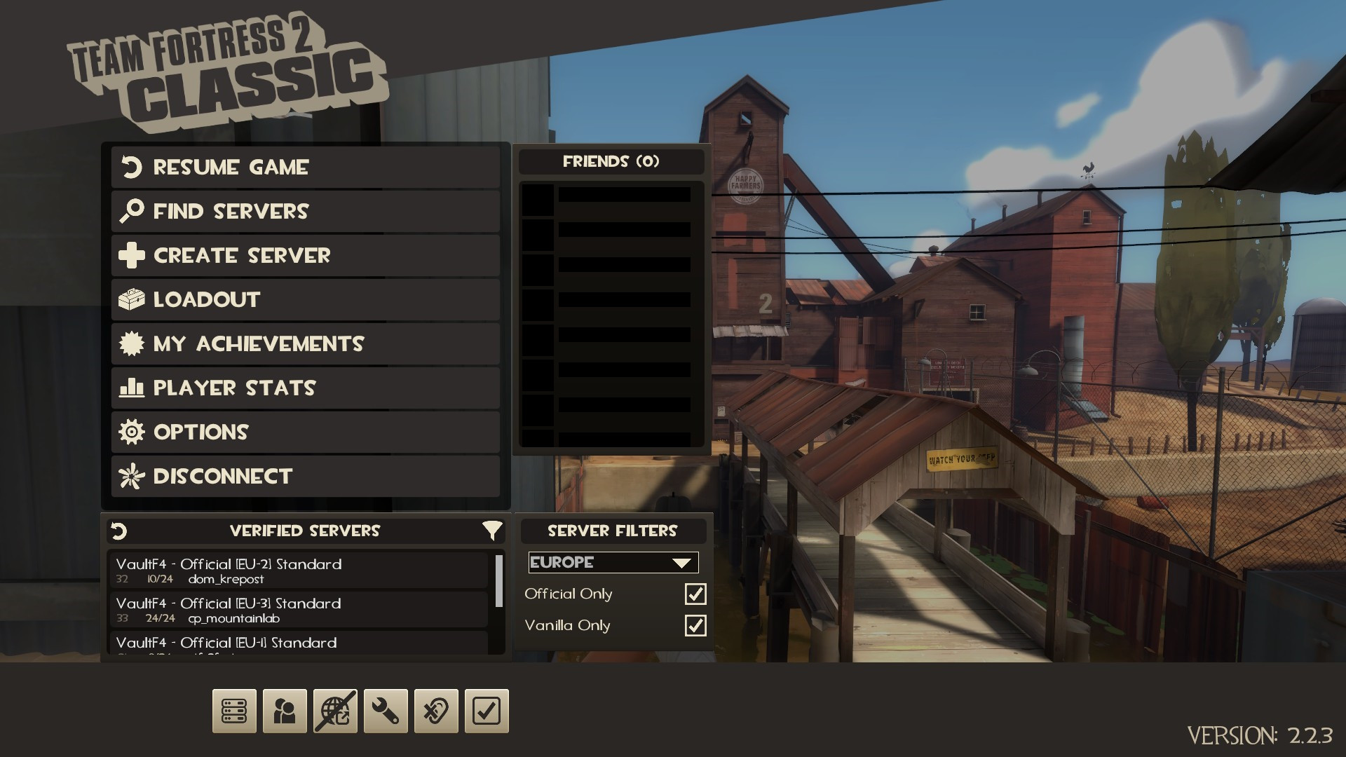 Xbox360 Styled Main Menu (Fixed) Mod for Team Fortress 2 Classified ...