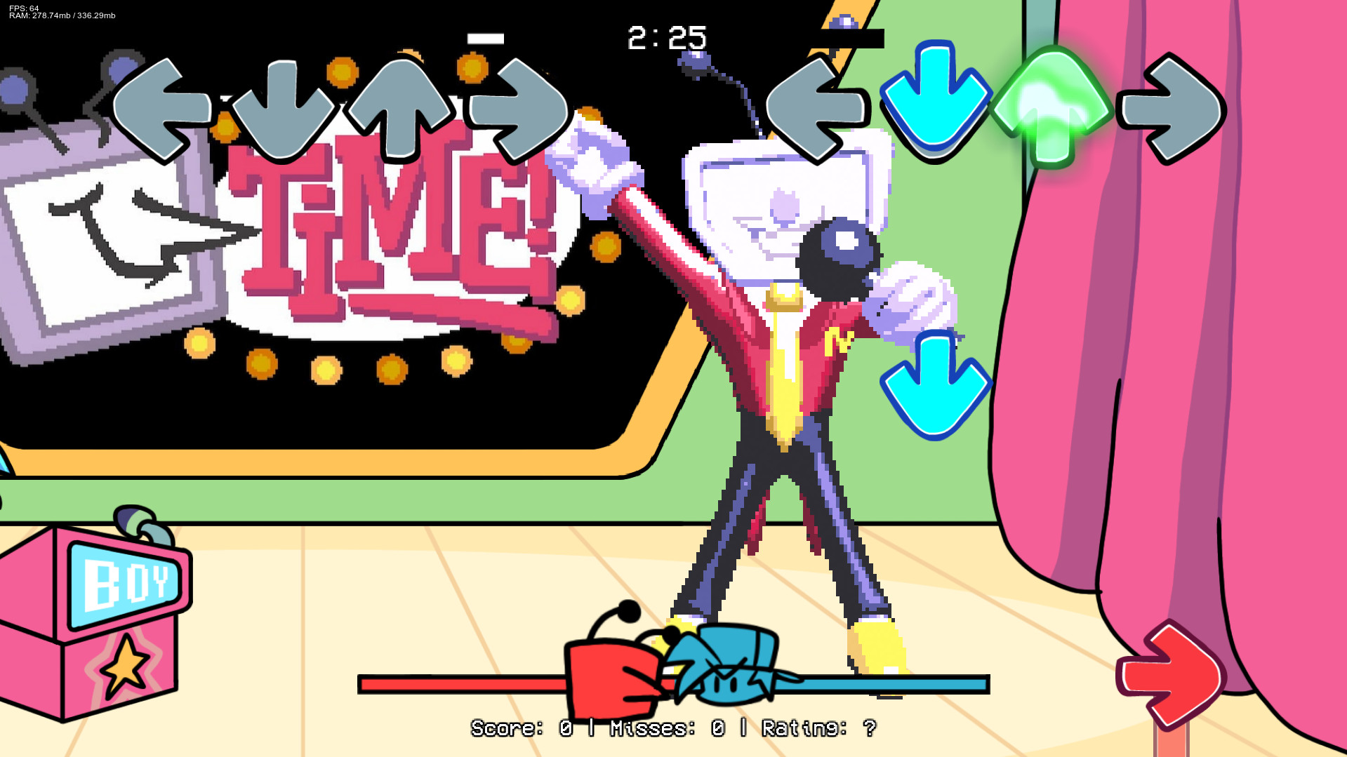 Static Cling(Tenna Funk) Mod for Friday Night Funkin' | FNF Mods