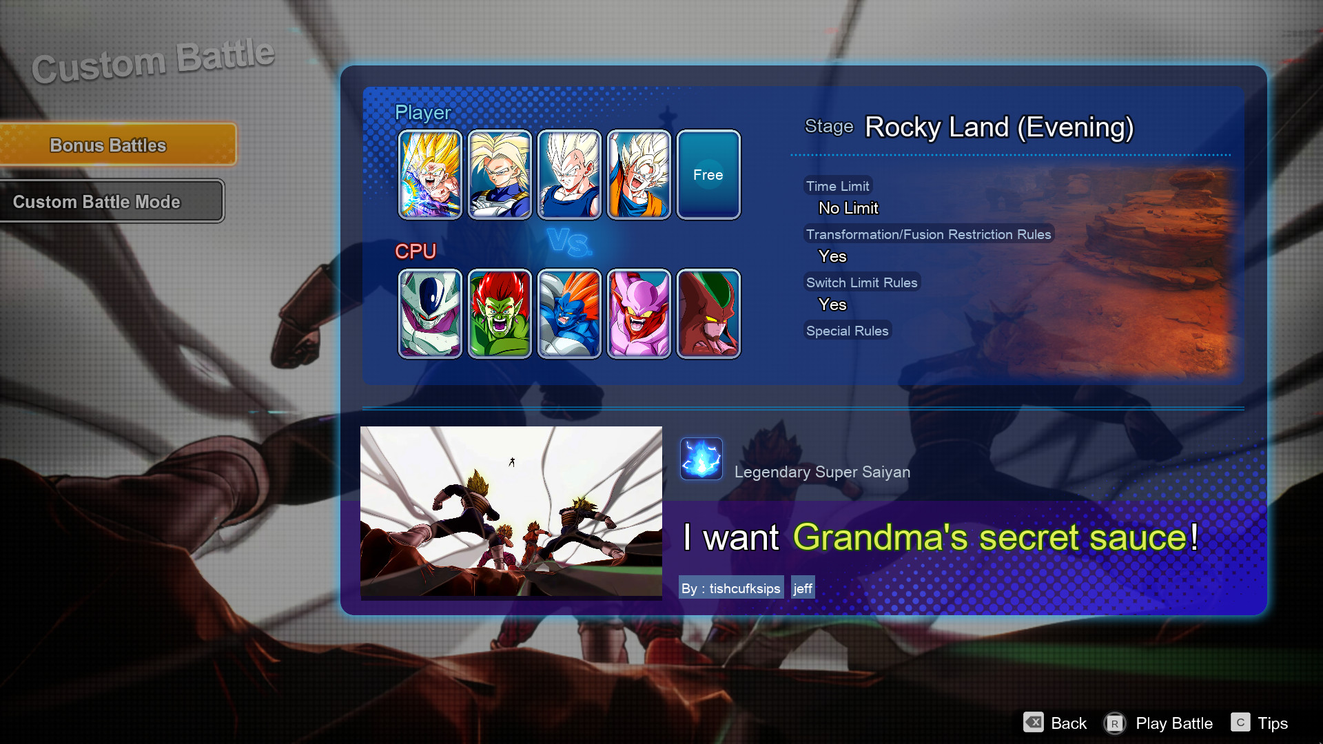 Raging Blast 2 Opening Custom Battle Mod for Dragon Ball: Sparking ...