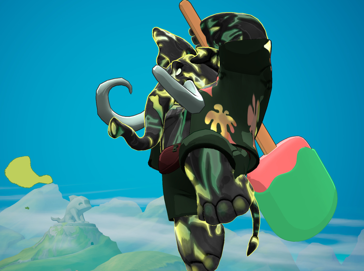 Ice Cream Summer Loxodont Mod for Rivals of Aether II | ROA2 Mods