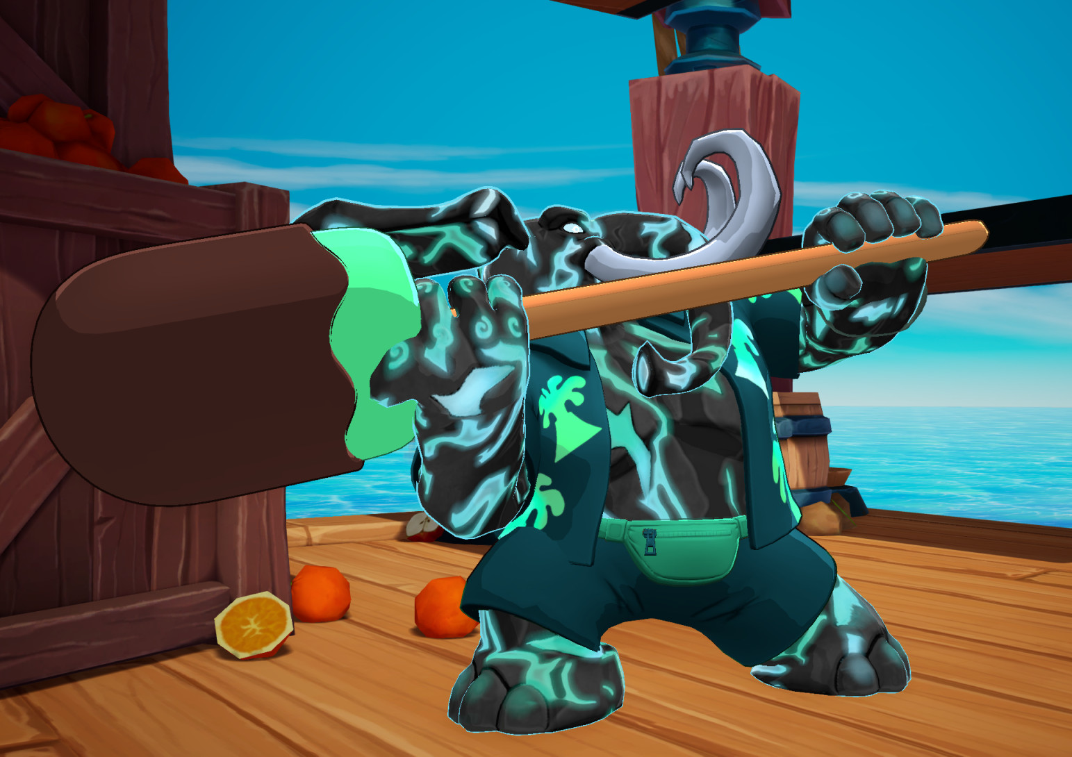 Ice Cream Summer Loxodont Mod for Rivals of Aether II | ROA2 Mods