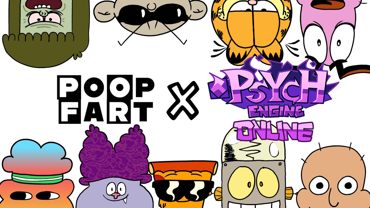 Poop Fart Characters Pack Mod for Friday Night Funkin' | FNF Mods
