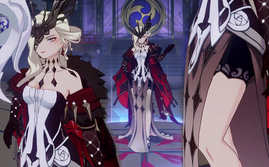 Signora but she dressed up Mod for Genshin Impact | GI Mods