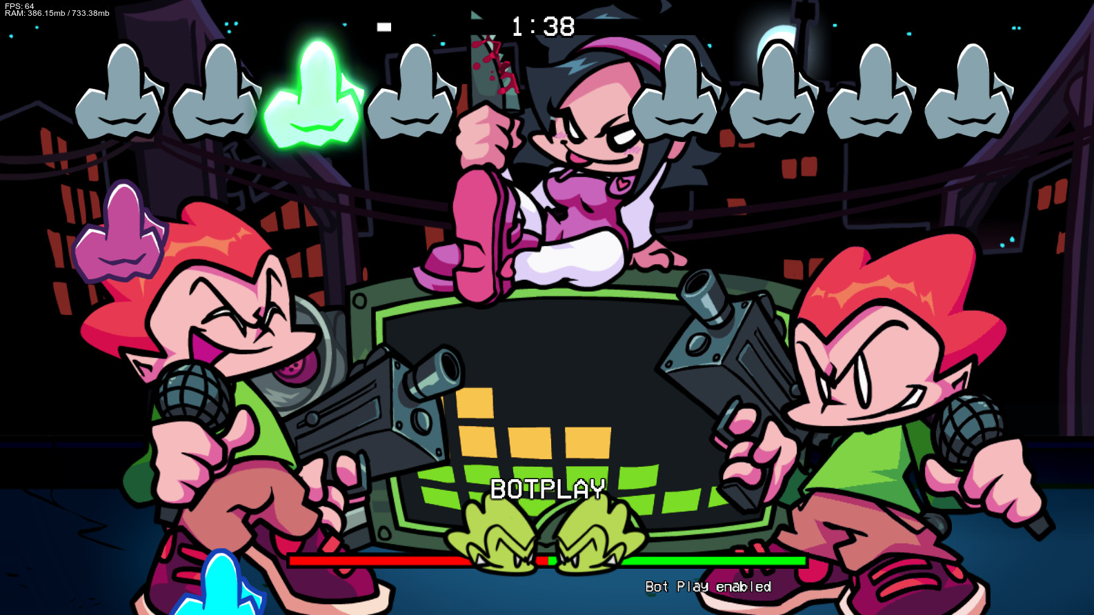 [SENSITIVE CONTENT] Middle Finger Noteskin Mod for Friday Night Funkin ...