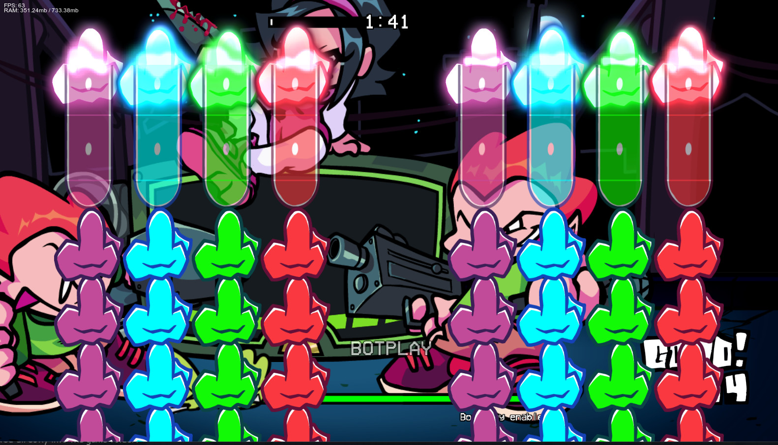 [SENSITIVE CONTENT] Middle Finger Noteskin Mod for Friday Night Funkin ...