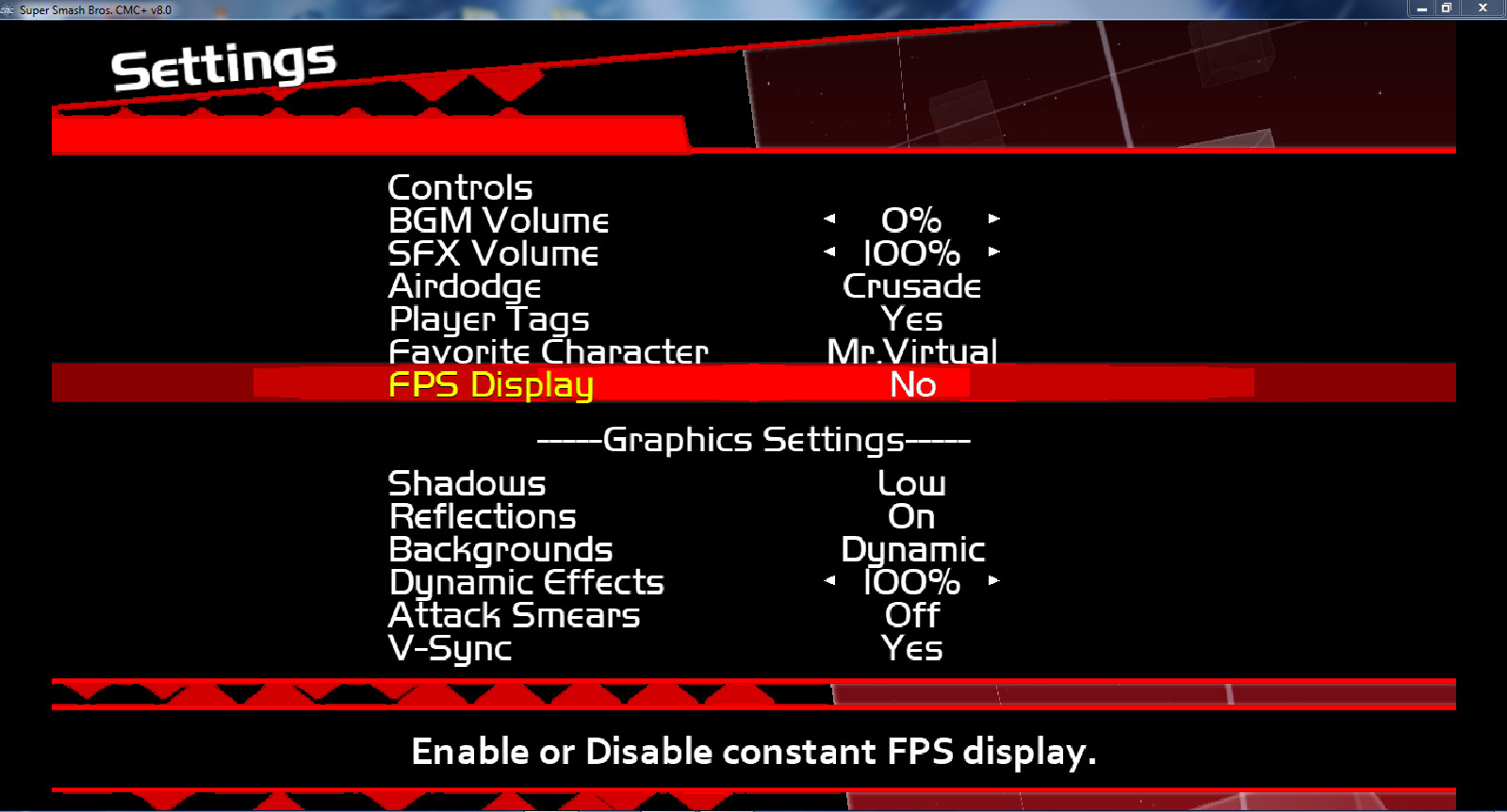 [SENSITIVE CONTENT] Virtual Boy Menu Style Mod for Super Smash Bros ...