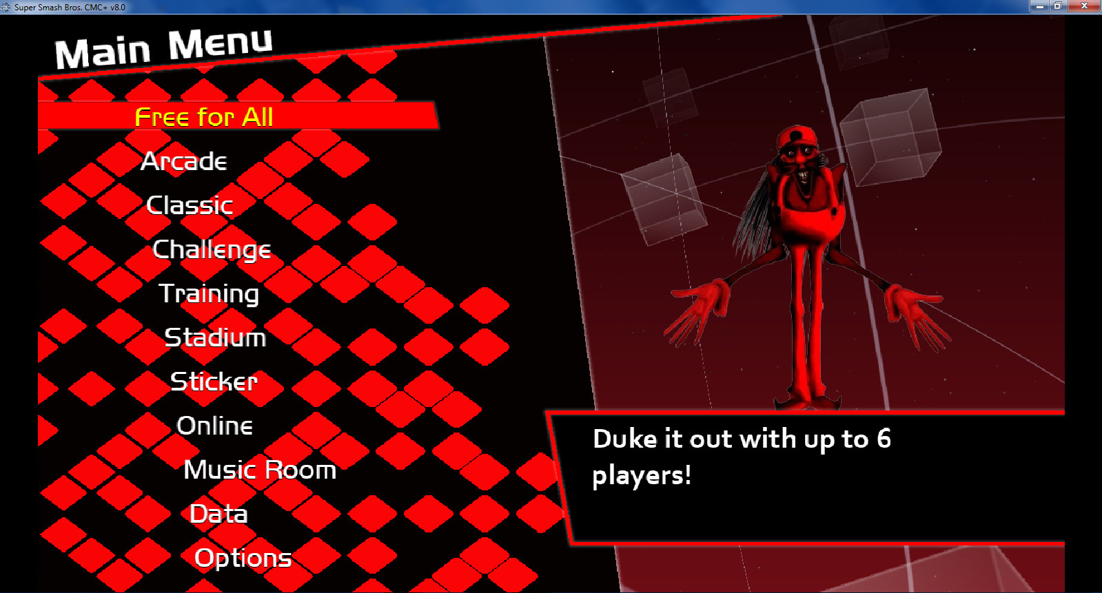 [SENSITIVE CONTENT] Virtual Boy Menu Style Mod for Super Smash Bros ...