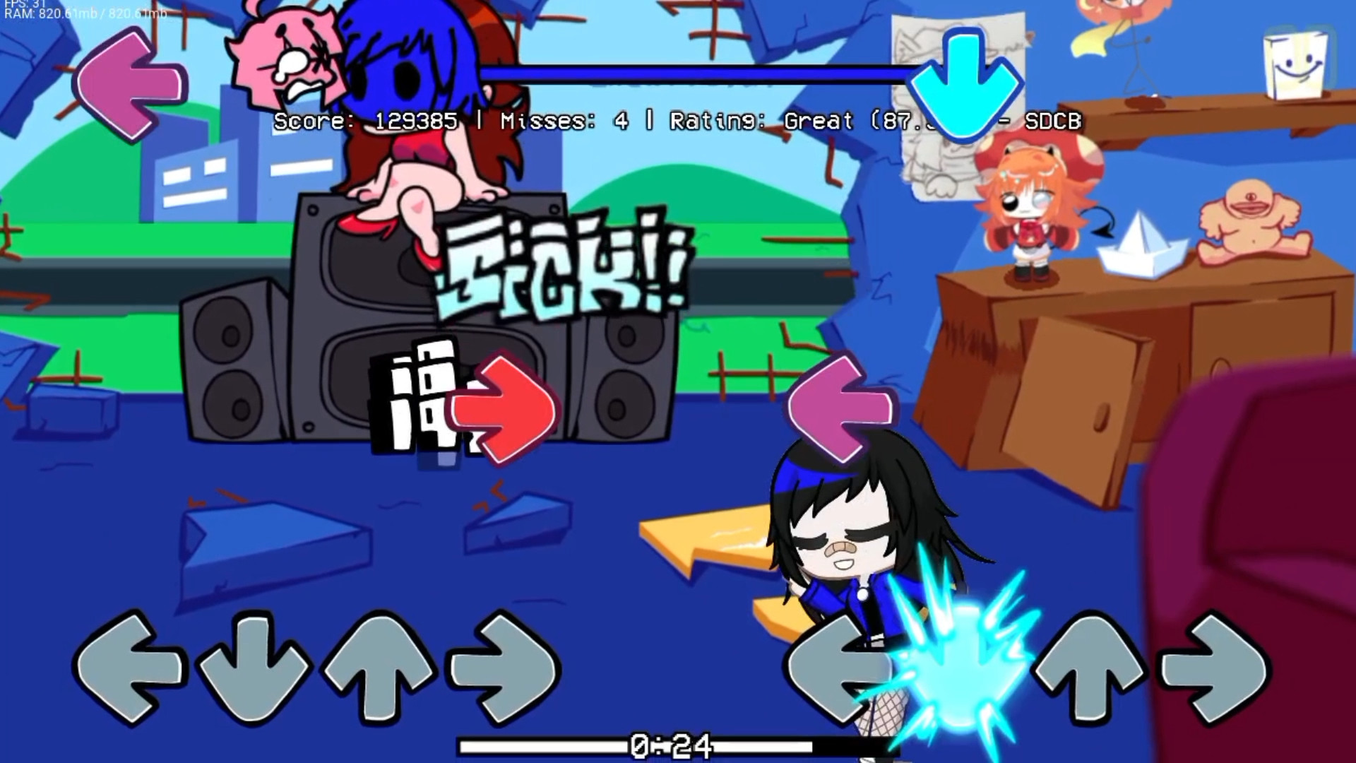 Nonsense V1.5 but Every Turn a Different Characte Mod for Friday Night ...