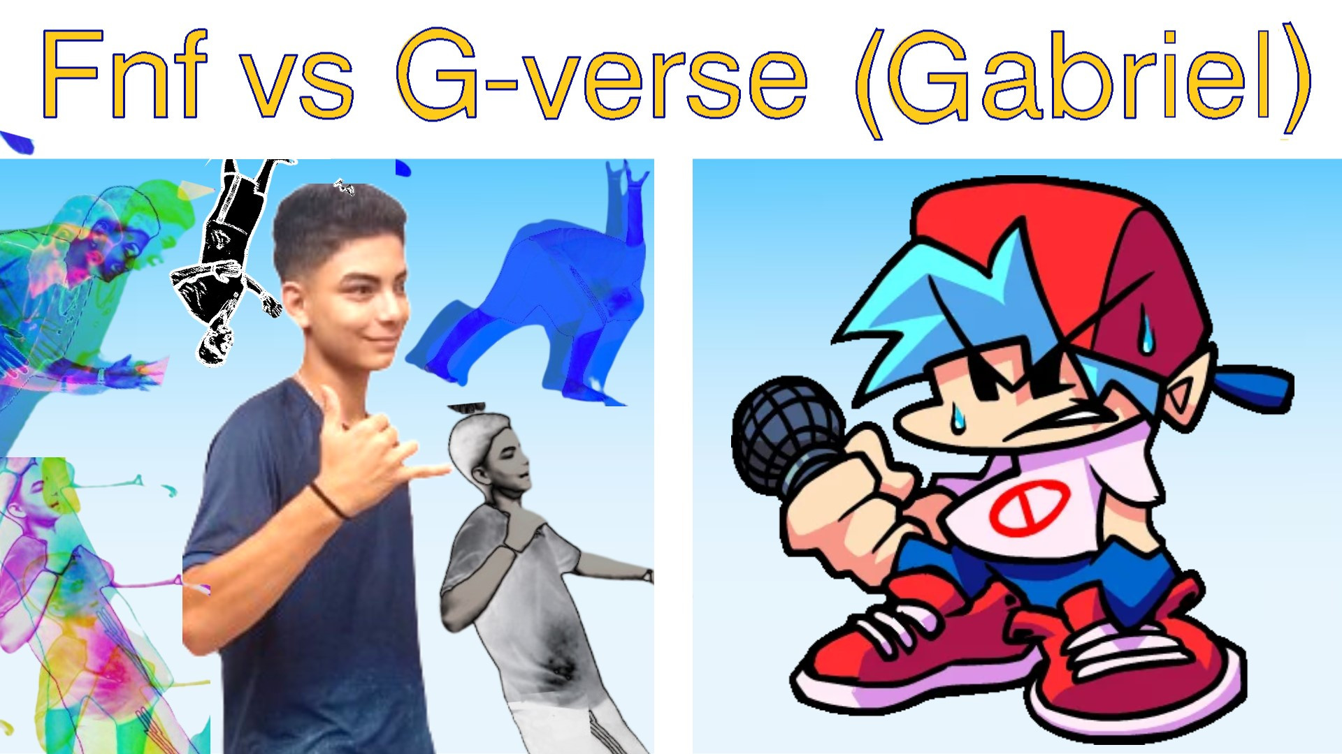Friday night funkin' vs G-verse (Gabriel) Mod for Friday Night Funkin ...
