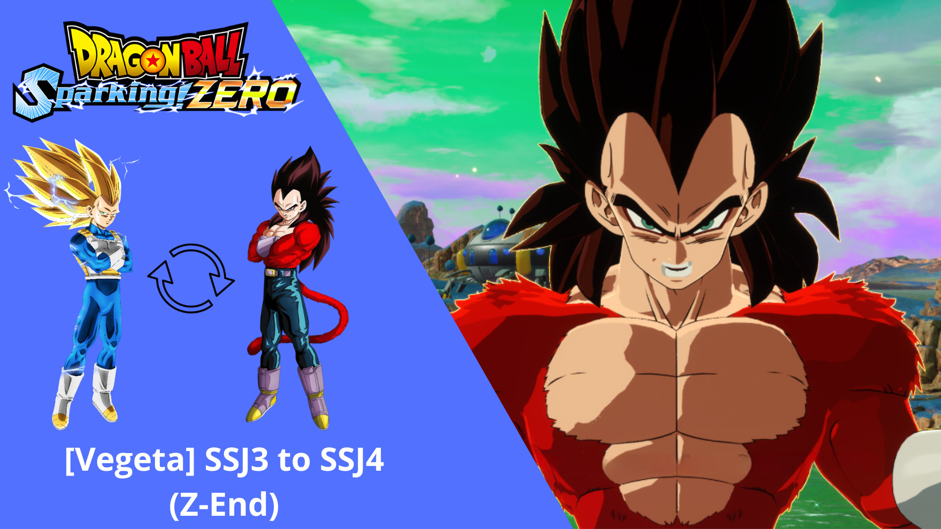 (Vegeta - Z-End) SSJ3 to SSJ4 Mod for Dragon Ball: Sparking! ZERO ...