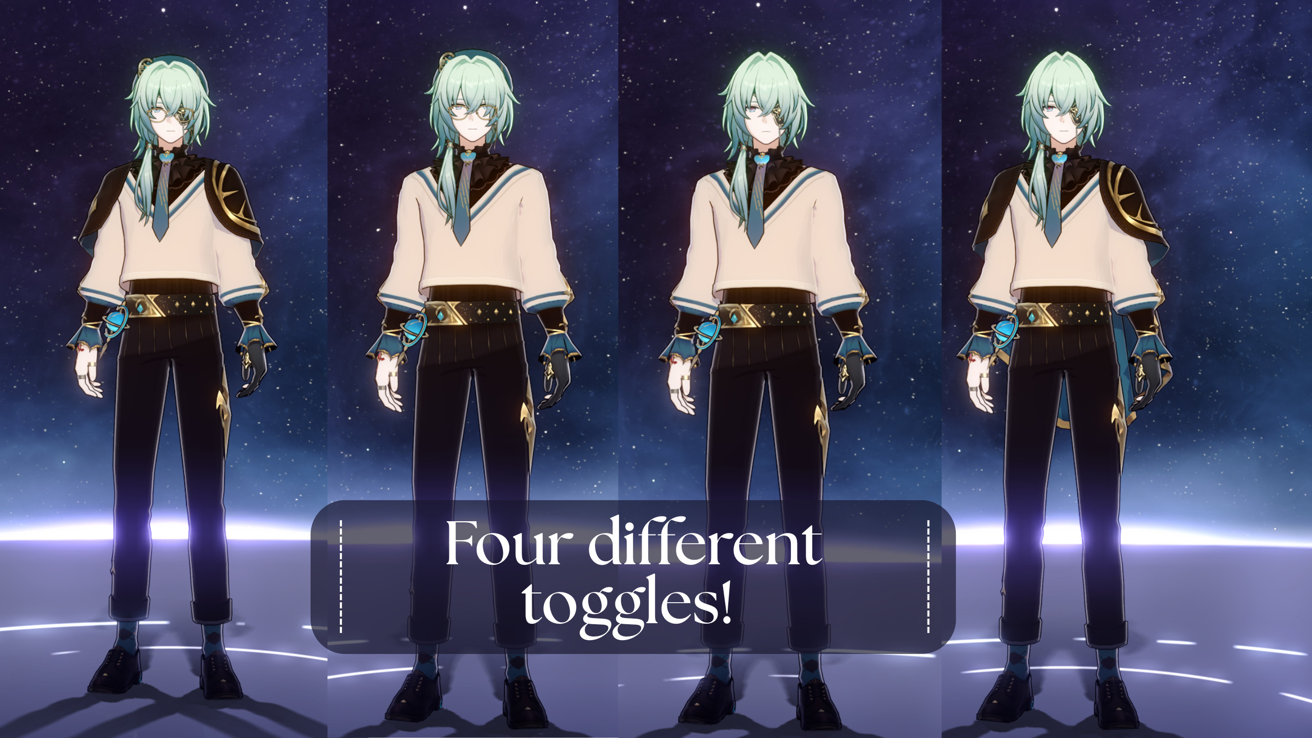 Arcane Rendezvous Anaxa + toggles Mod for Honkai Star Rail | HSR Mods