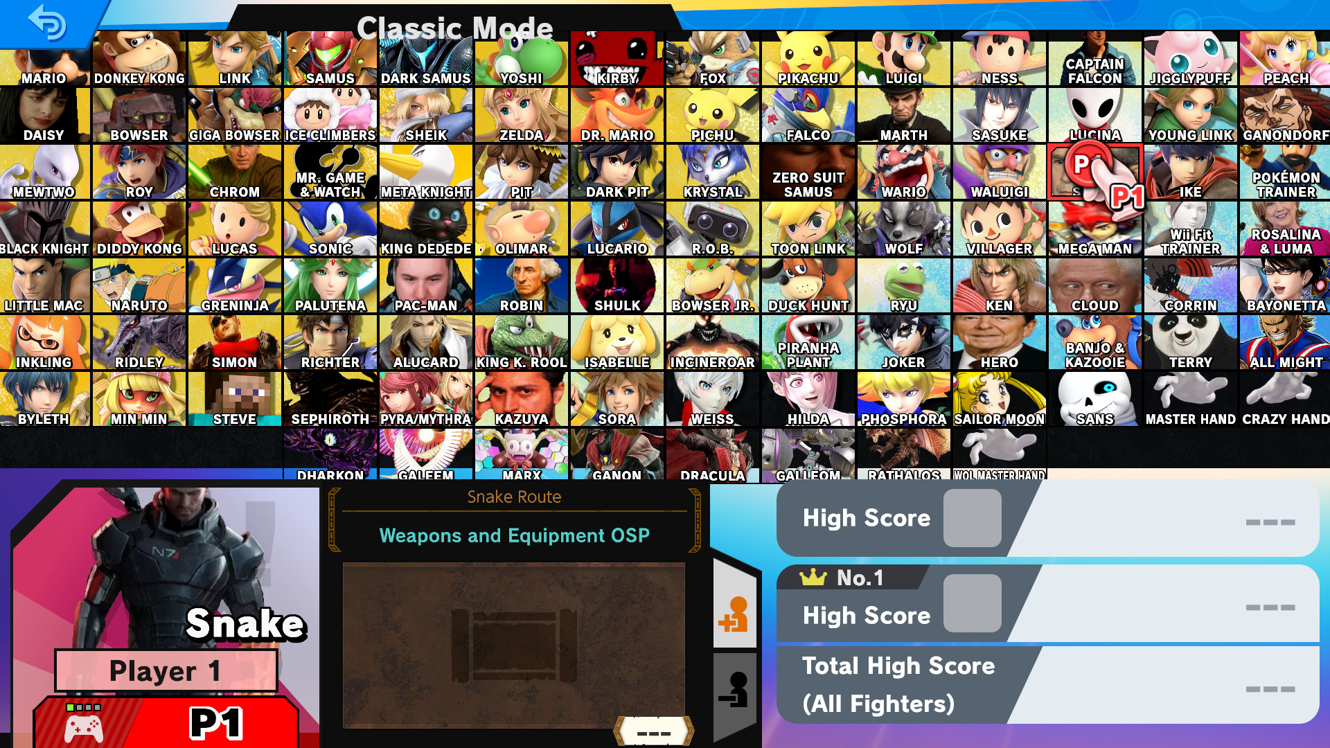 Commander Shepard Mod for Super Smash Bros. Ultimate | SSBU Mods