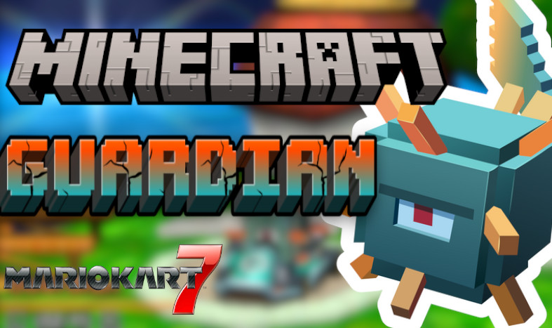 Minecraft Guardian Mod for Mario Kart 7 | MK7 Mods