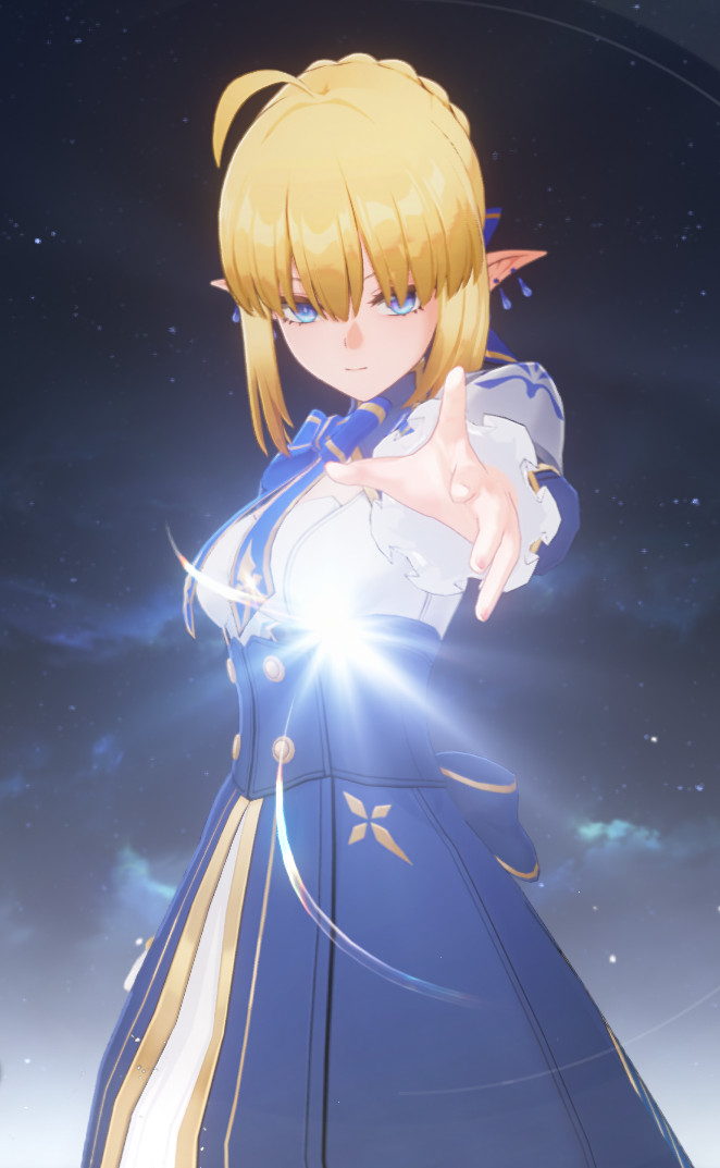 Cartethyia plays Sader in the Starry Skies Train Mod for Wuthering ...