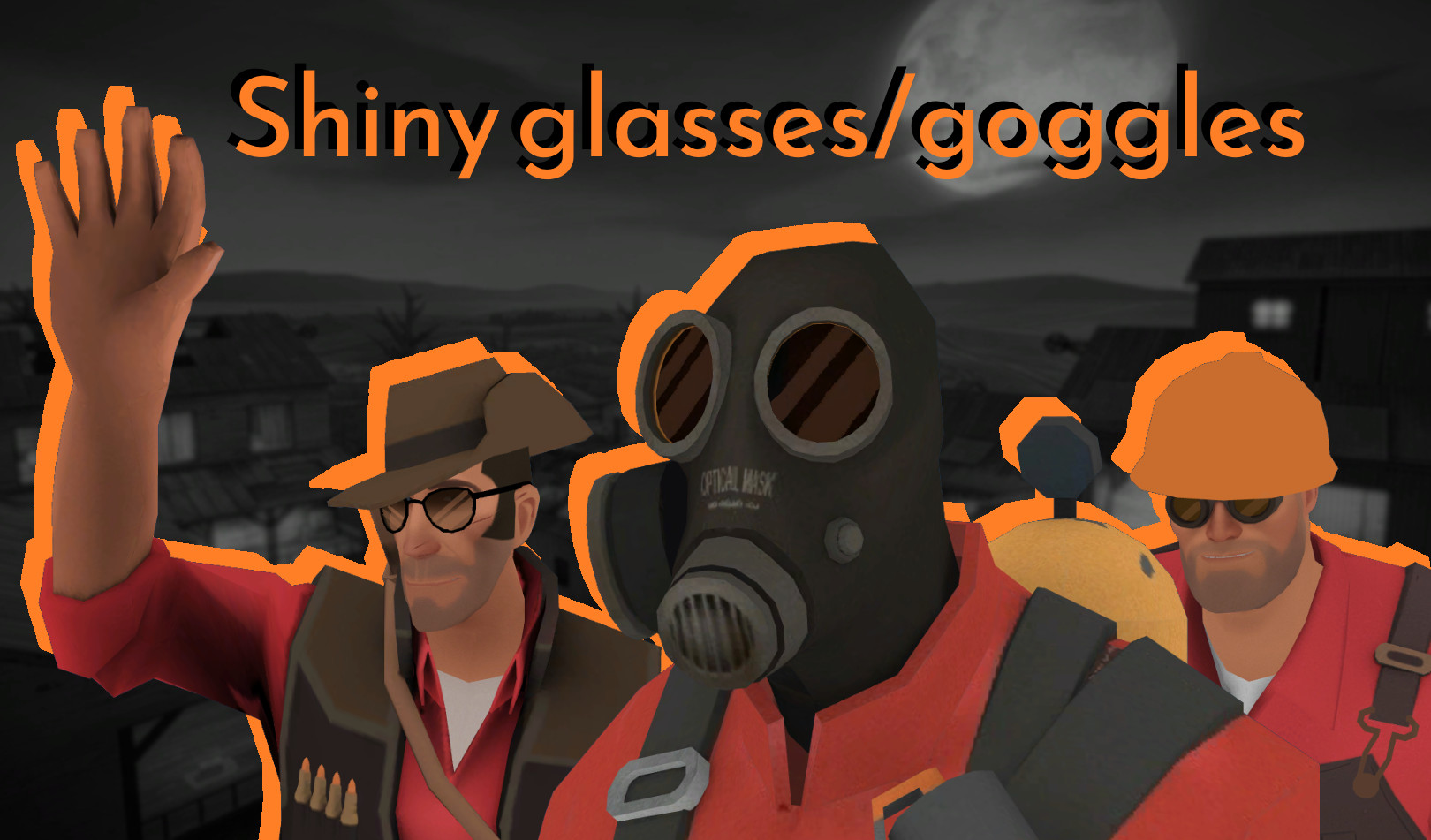 Shiny glasses/goggles (casual compatible) Mod for Team Fortress 2 | TF2 ...