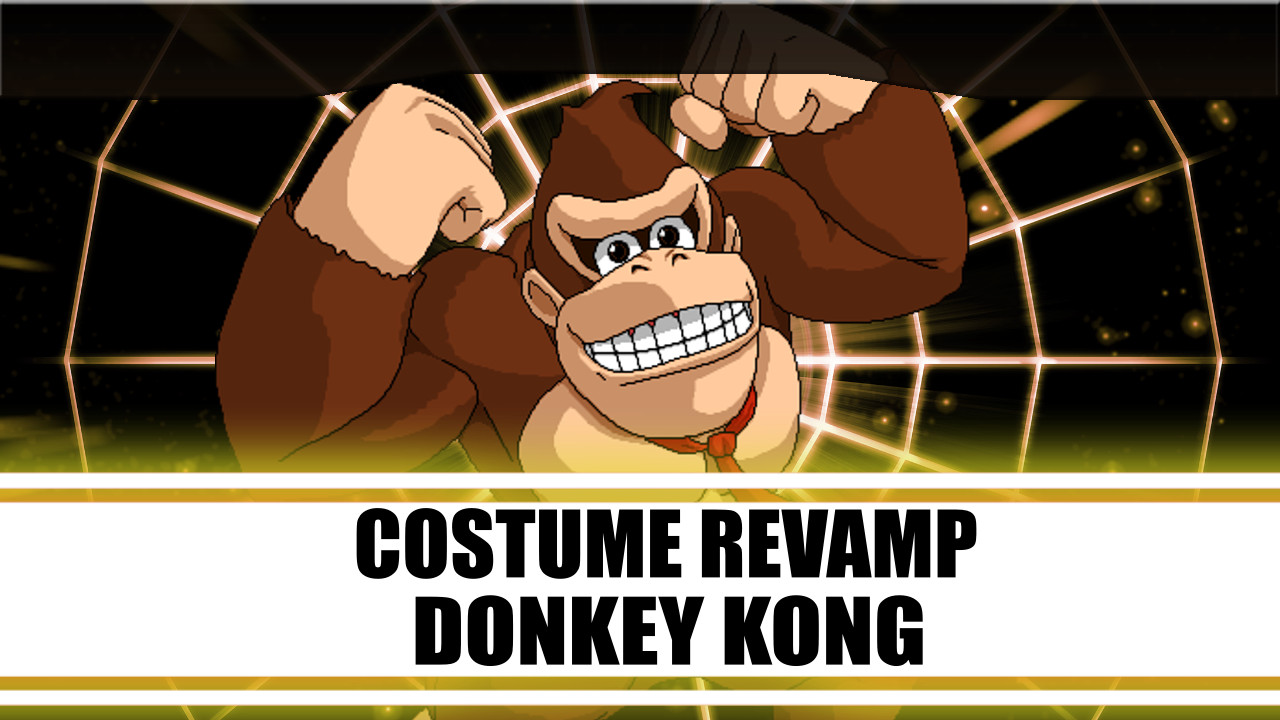 Costume Revamp: Donkey Kong Mod for Super Smash Bros. Crusade | SSBC Mods
