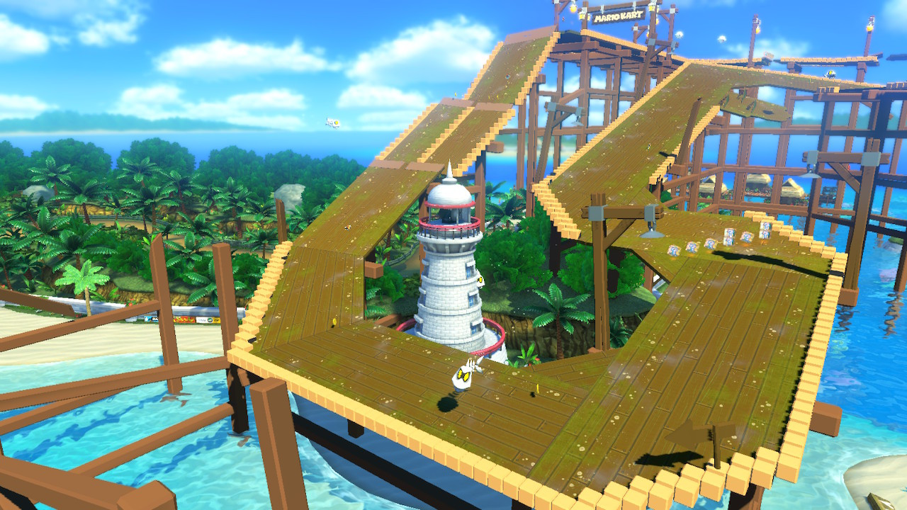 Boo Lake at the beach Mod for Mario Kart 8 Deluxe | MK8D Mods