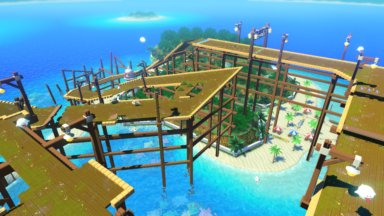 Boo Lake at the beach Mod for Mario Kart 8 Deluxe | MK8D Mods