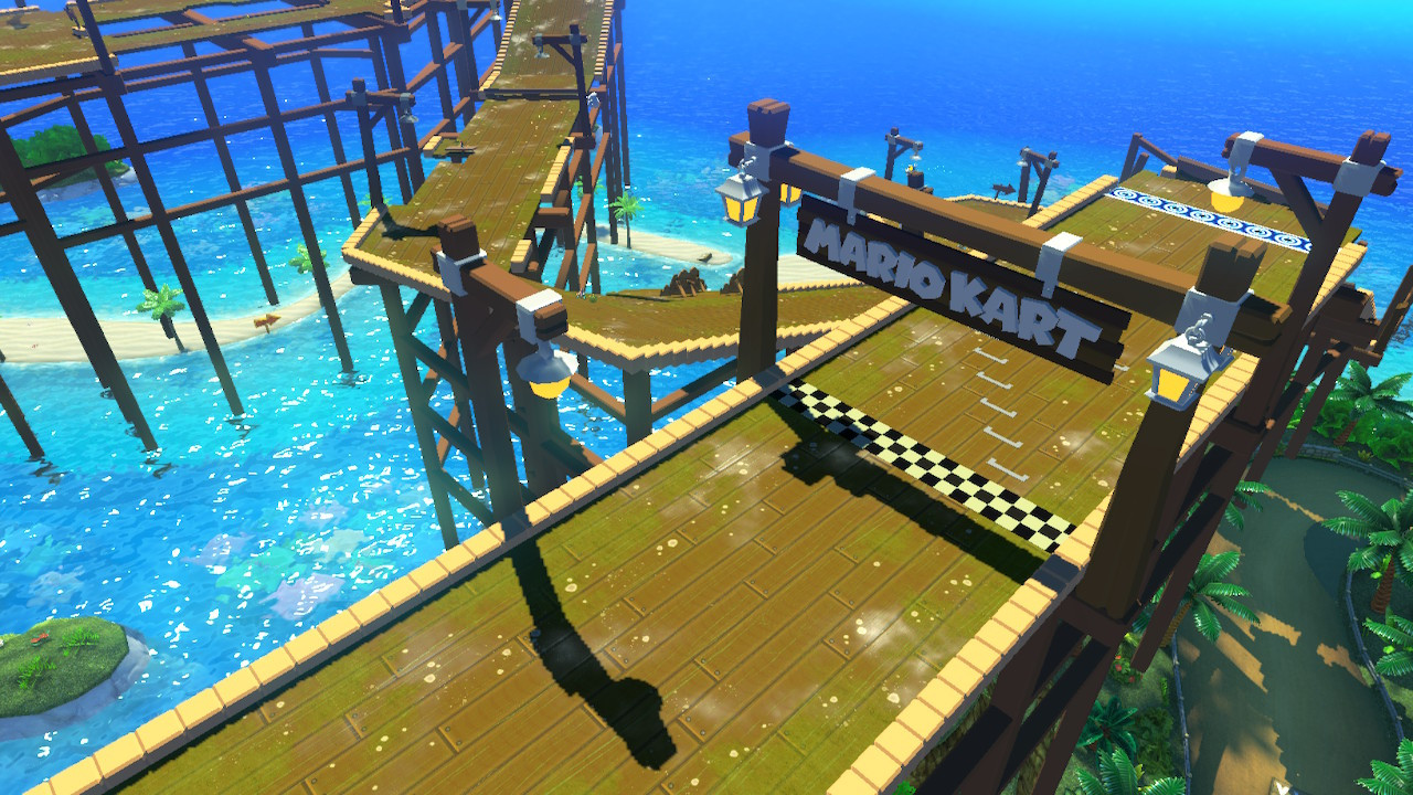 Boo Lake at the beach Mod for Mario Kart 8 Deluxe | MK8D Mods