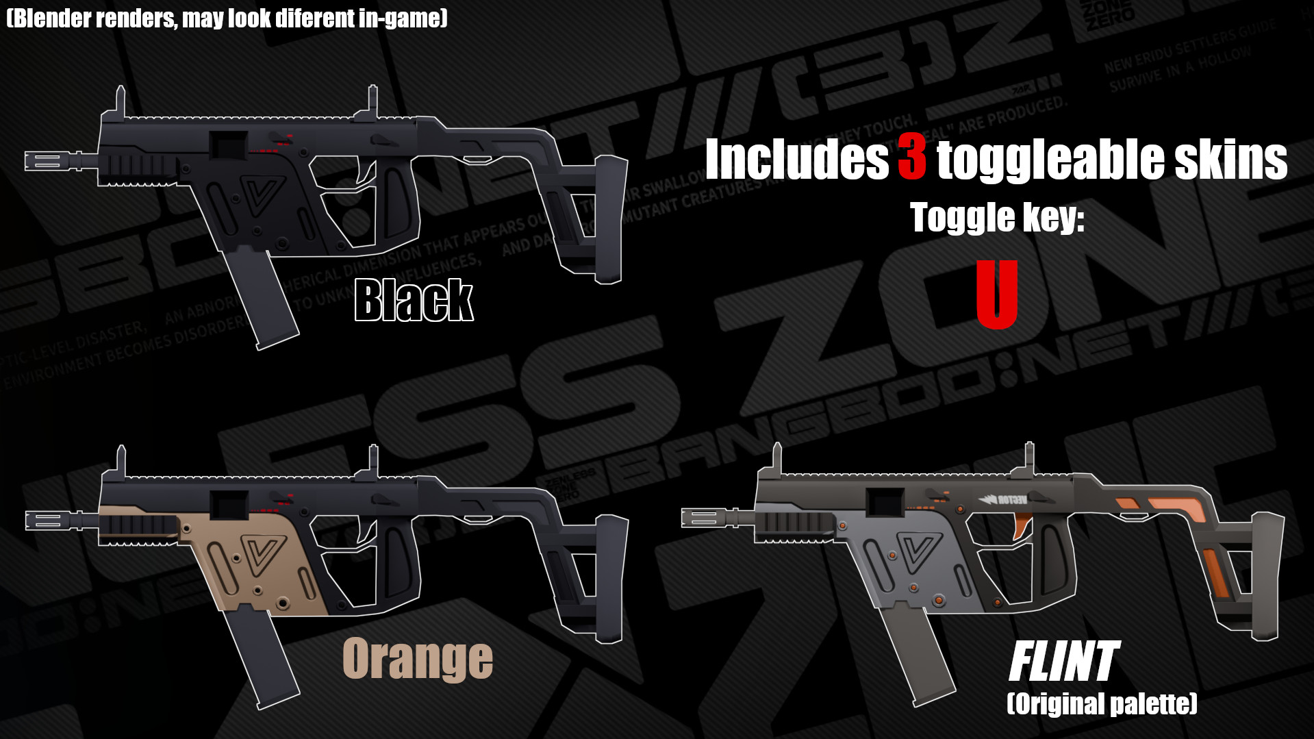 KRISS Vector - Grace Mod for Zenless Zone Zero | ZZZ Mods