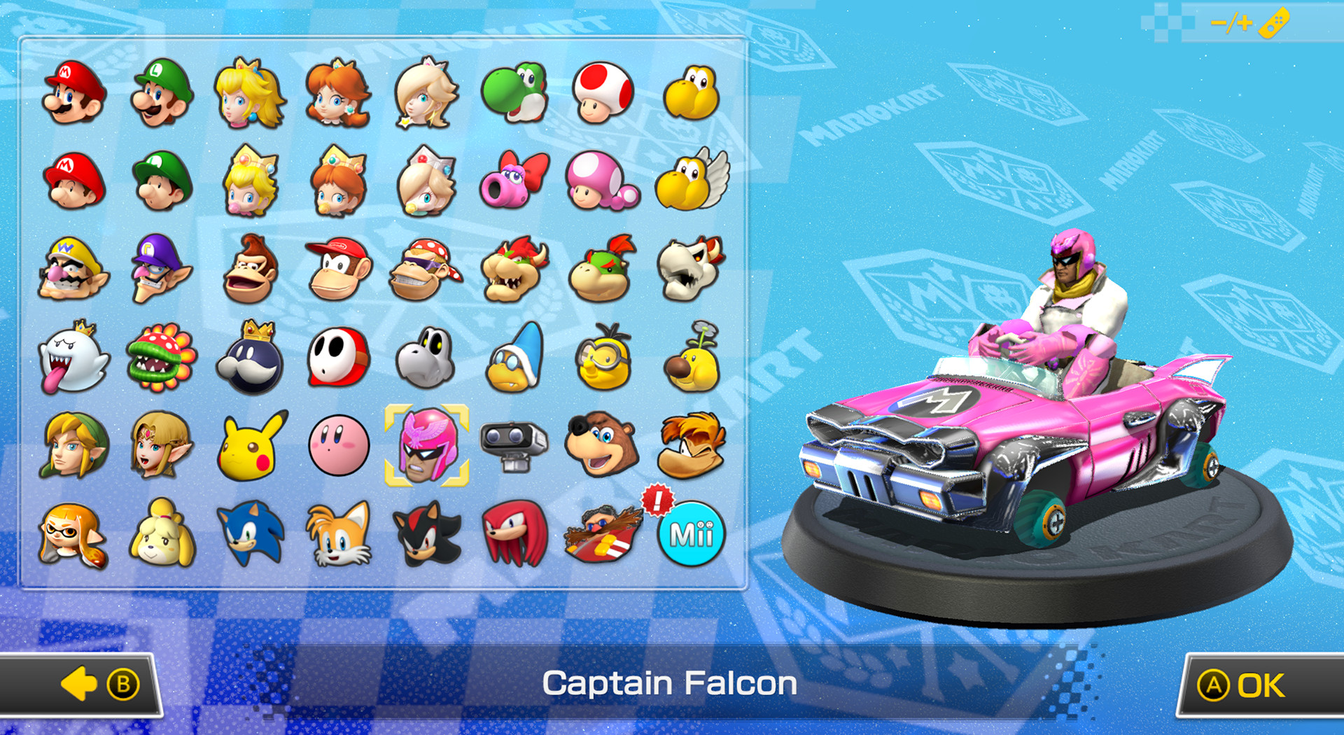 Captain Falcon Full (With Fab Falcon)) Mod for Mario Kart 8 Deluxe ...