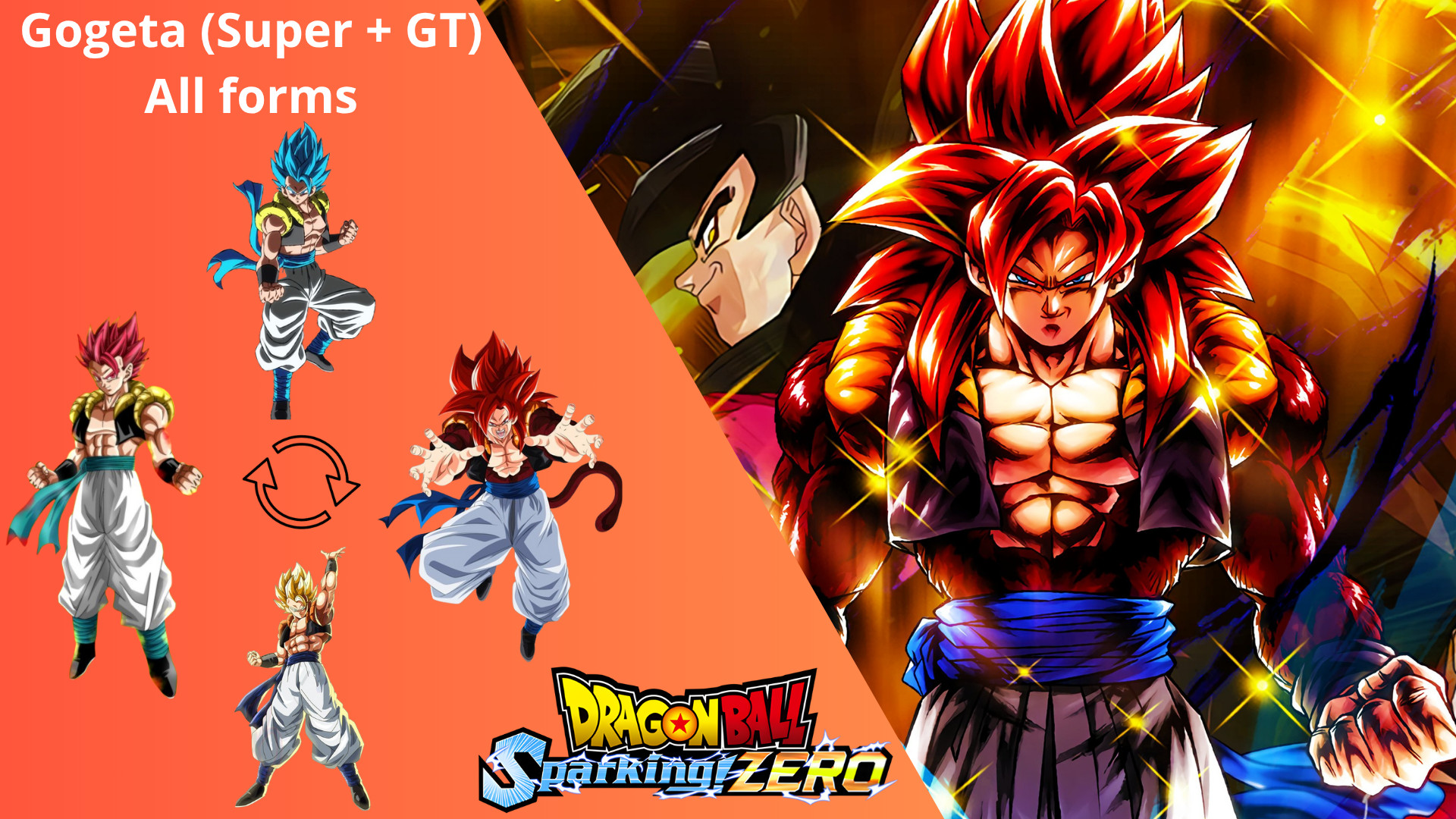 Gogeta (Super + GT) All Forms Mod for Dragon Ball: Sparking! ZERO ...