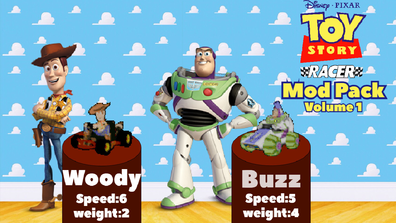 Toy Story Racers Mod Pack (Volume 1) Mod for Dr. Robotnik's Ring Racers ...