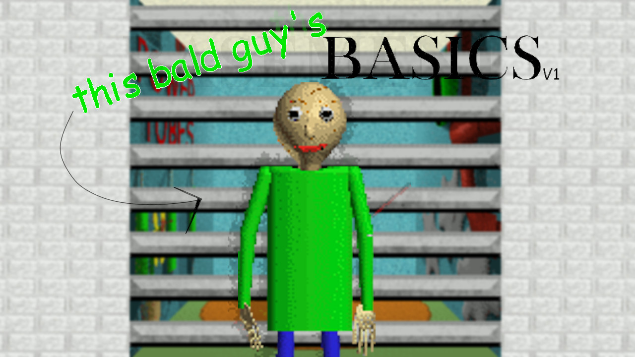 this bald guy's Basics Mod for Baldi's Basics | Baldi Mods