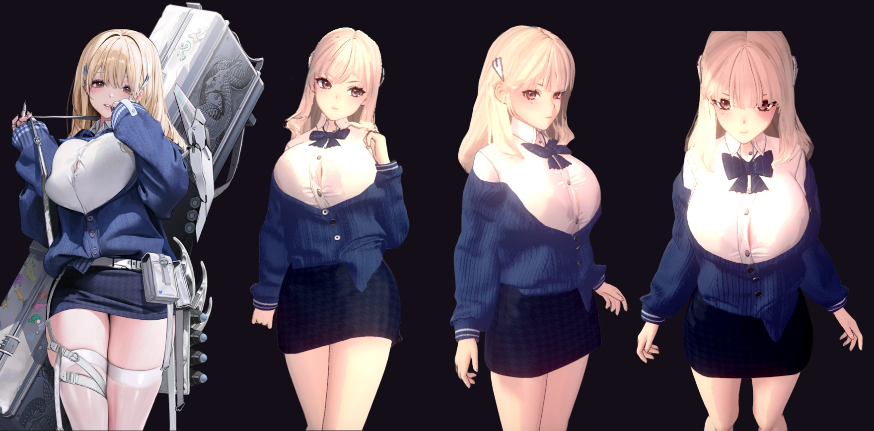 Yuzuha - Nikke Tia Inspired Mod for Zenless Zone Zero | ZZZ Mods