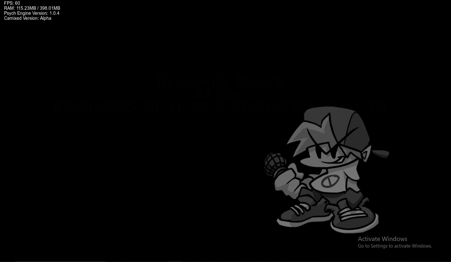 Memoriam (Custom Game Over Screen) Mod for Friday Night Funkin' | FNF Mods