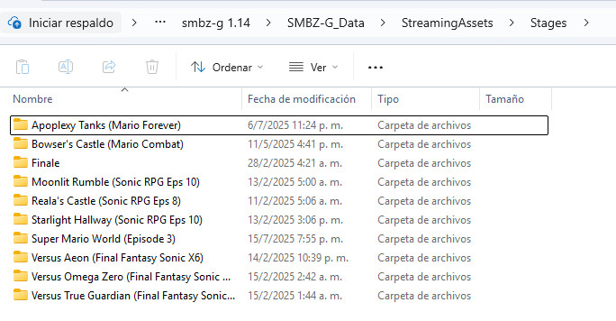 StageLoader Mod for Super Mario Bros. Z: The Game | SMBZ-G Mods