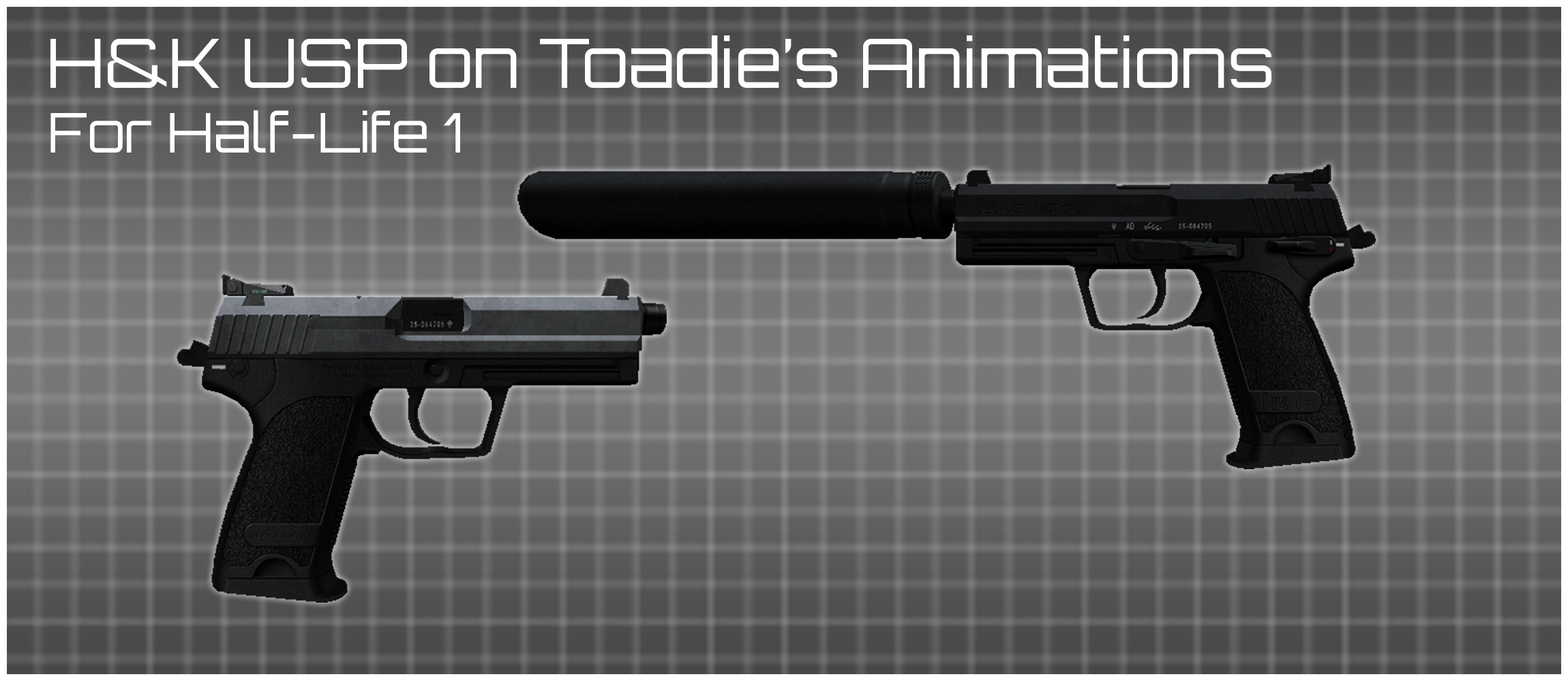 H&K USP on Toadie's Animations Mod for Half-Life | HL Mods