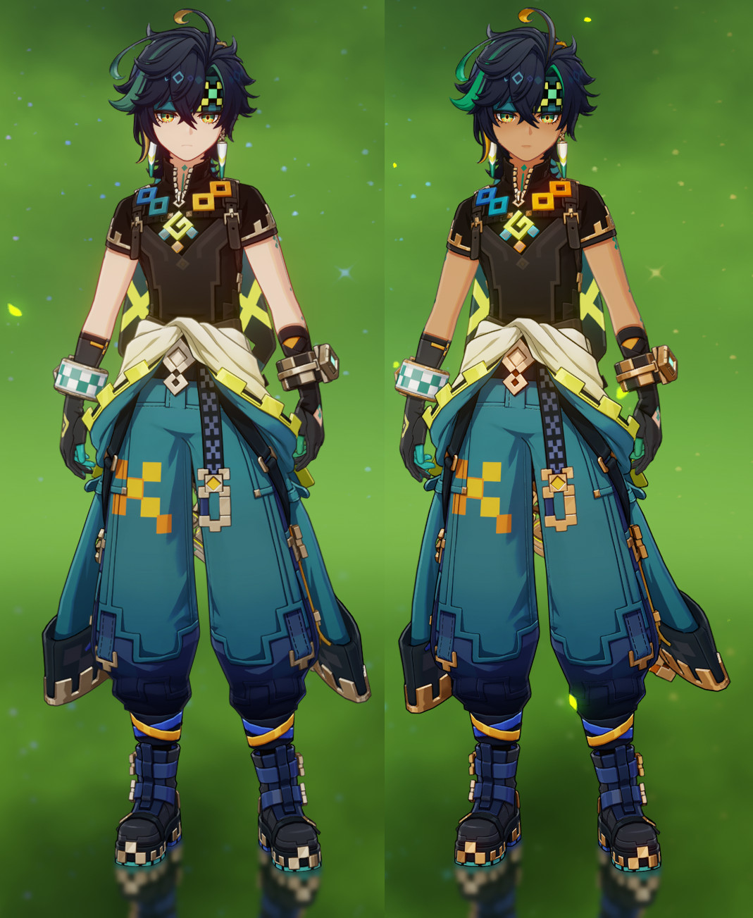 Slightly More Saturated Kinich Mod for Genshin Impact | GI Mods