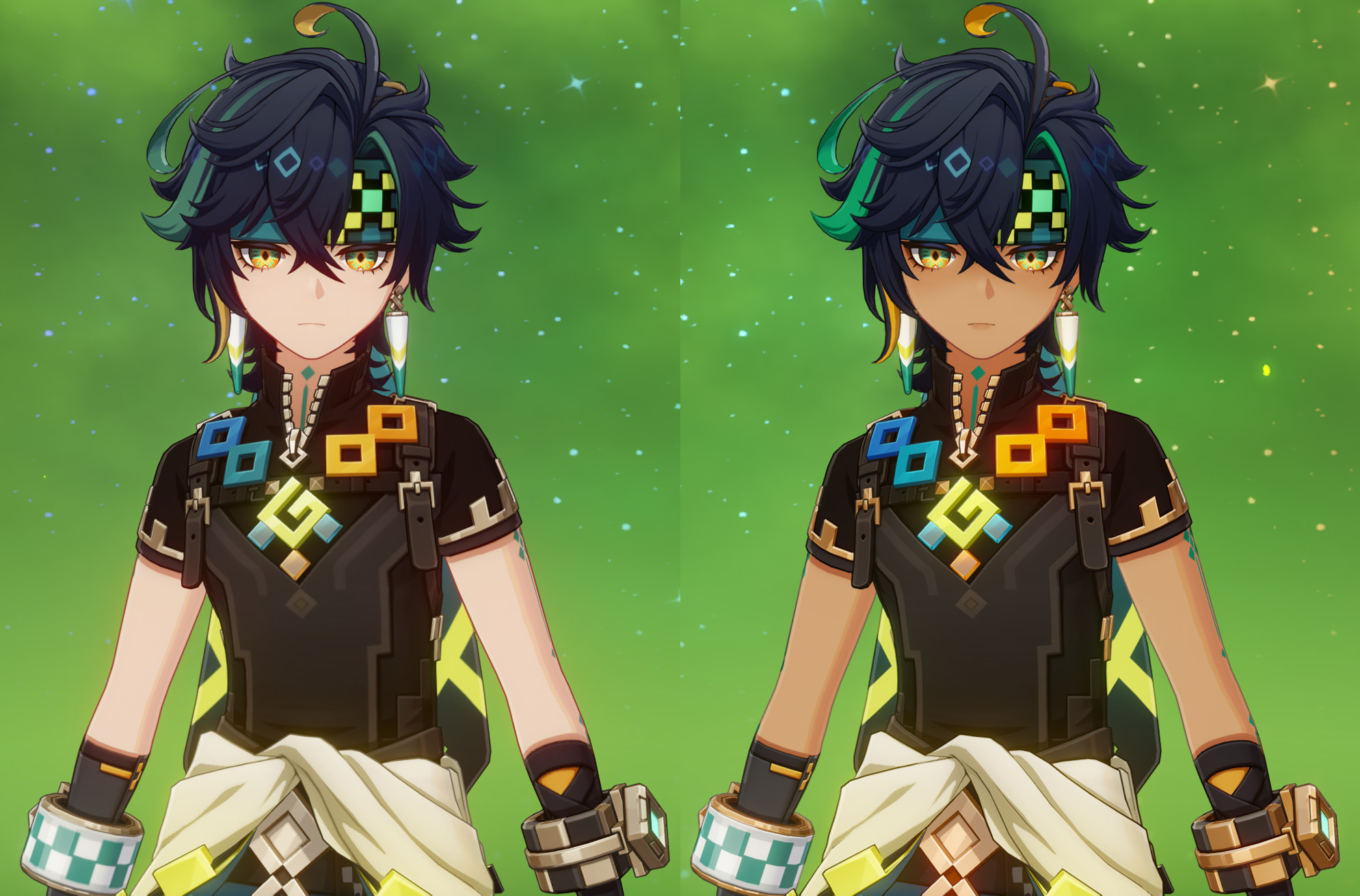 Slightly More Saturated Kinich Mod for Genshin Impact | GI Mods