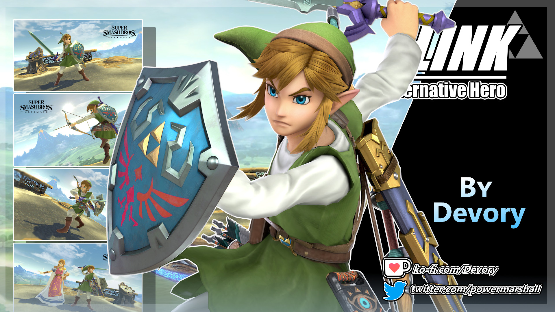 Alternative Hero Link Mod for Super Smash Bros. Ultimate | SSBU Mods