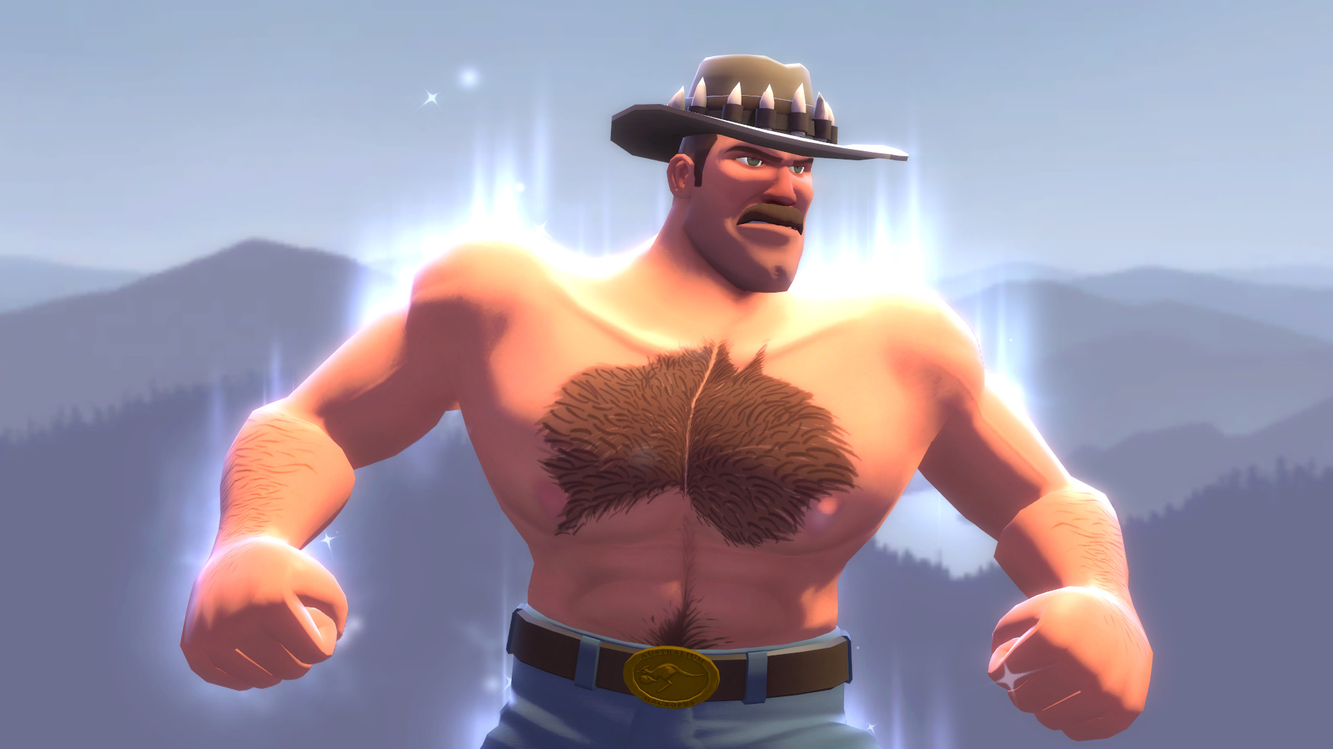 Beta VSH Silver Aura + Blue Pants Mod for Team Fortress 2 | TF2 Mods