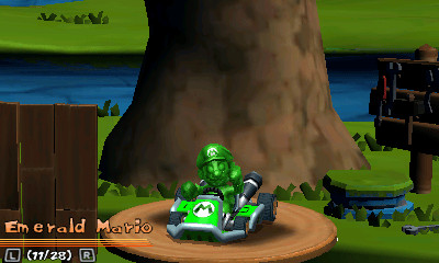 Emerald Mario Mod for Mario Kart 7 | MK7 Mods