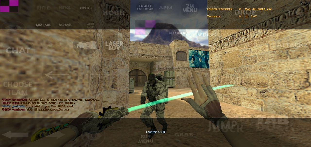 Dragon Blade – Mythical Knife Skin Mod for Counter-Strike 1.6 | CS1.6 Mods