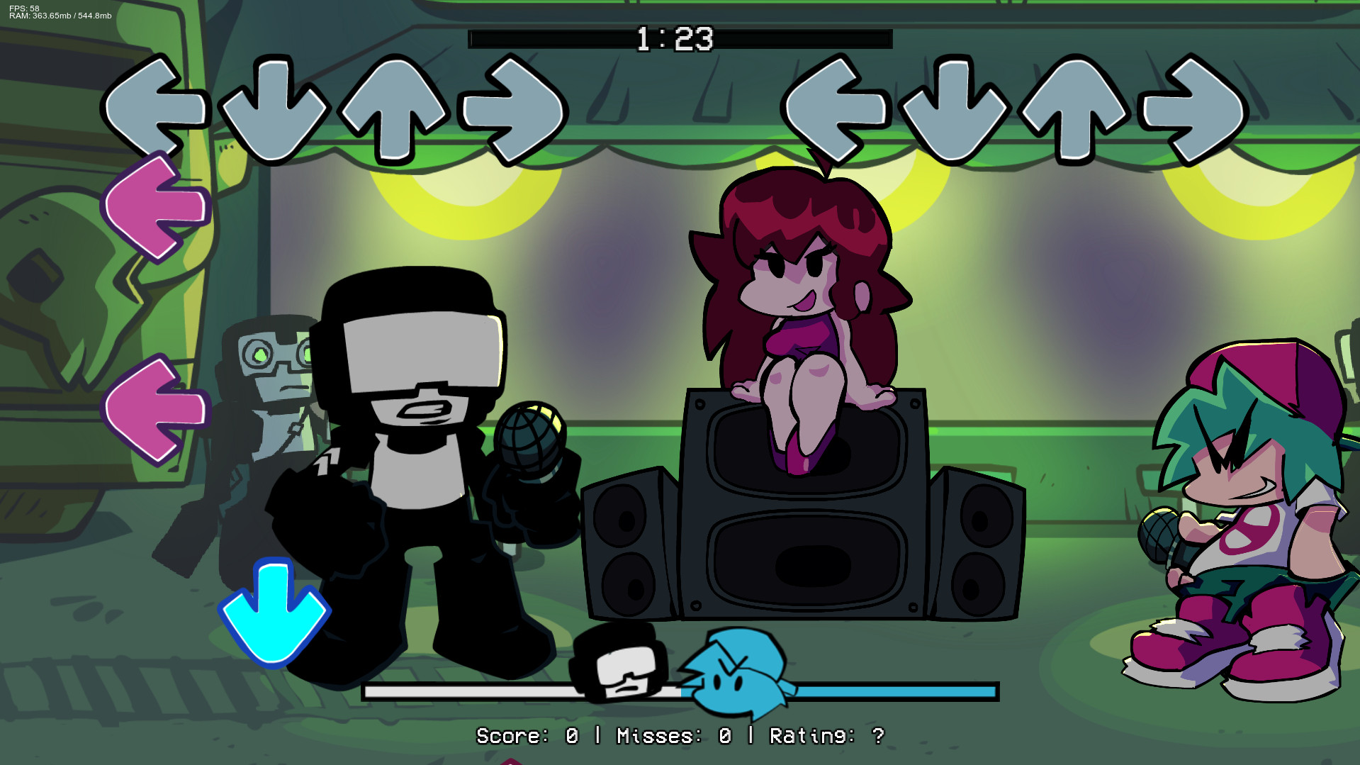BfnGf Resprite Bundle Mod for Friday Night Funkin' | FNF Mods