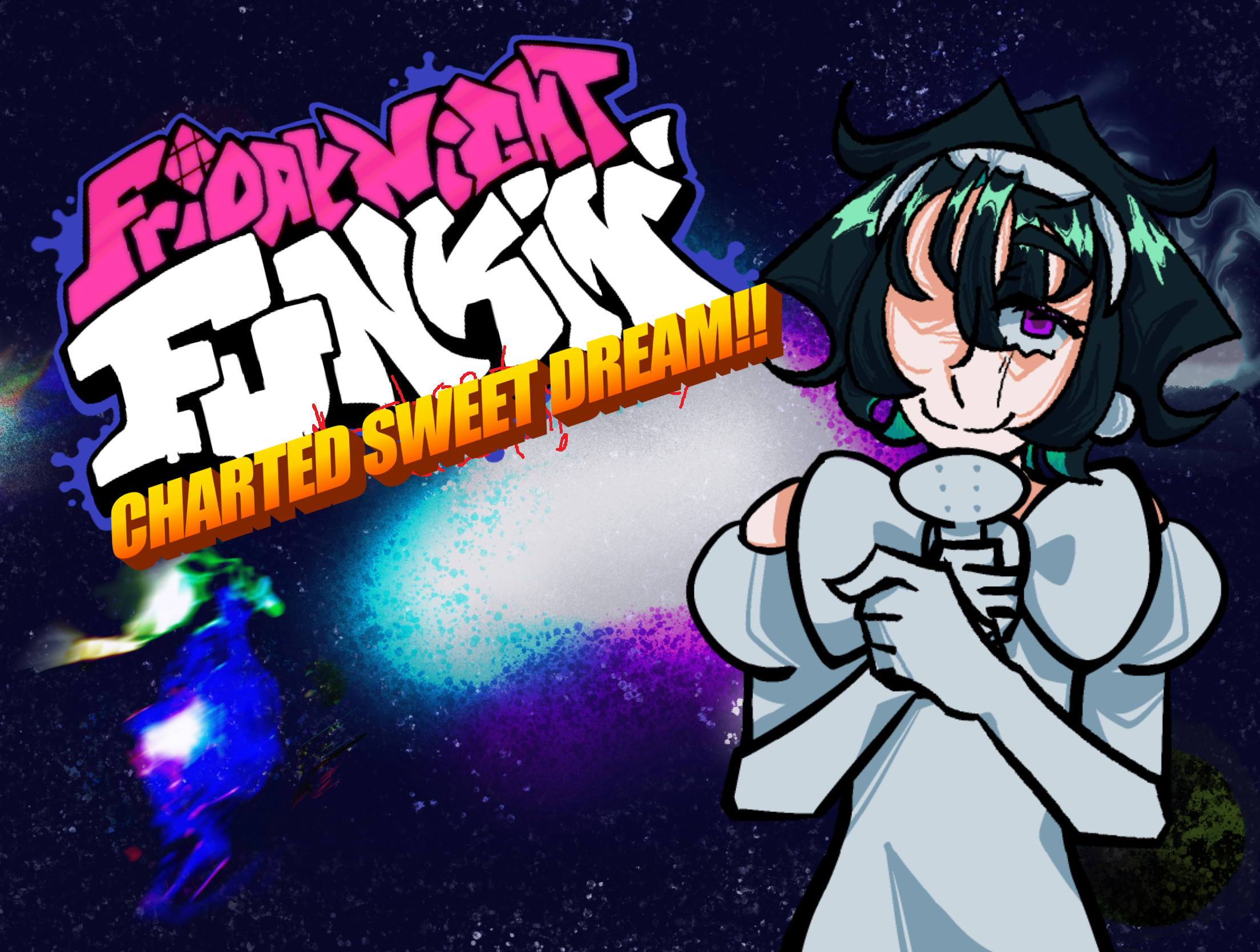 the first ALIEN STAGE fnf mod (SWEET DREAM) Mod for Friday Night Funkin ...