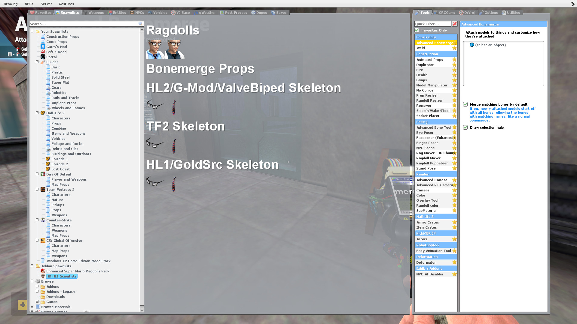 HD HL1 Scientists (PMs and Props) Mod for Garry's Mod | GMod Mods