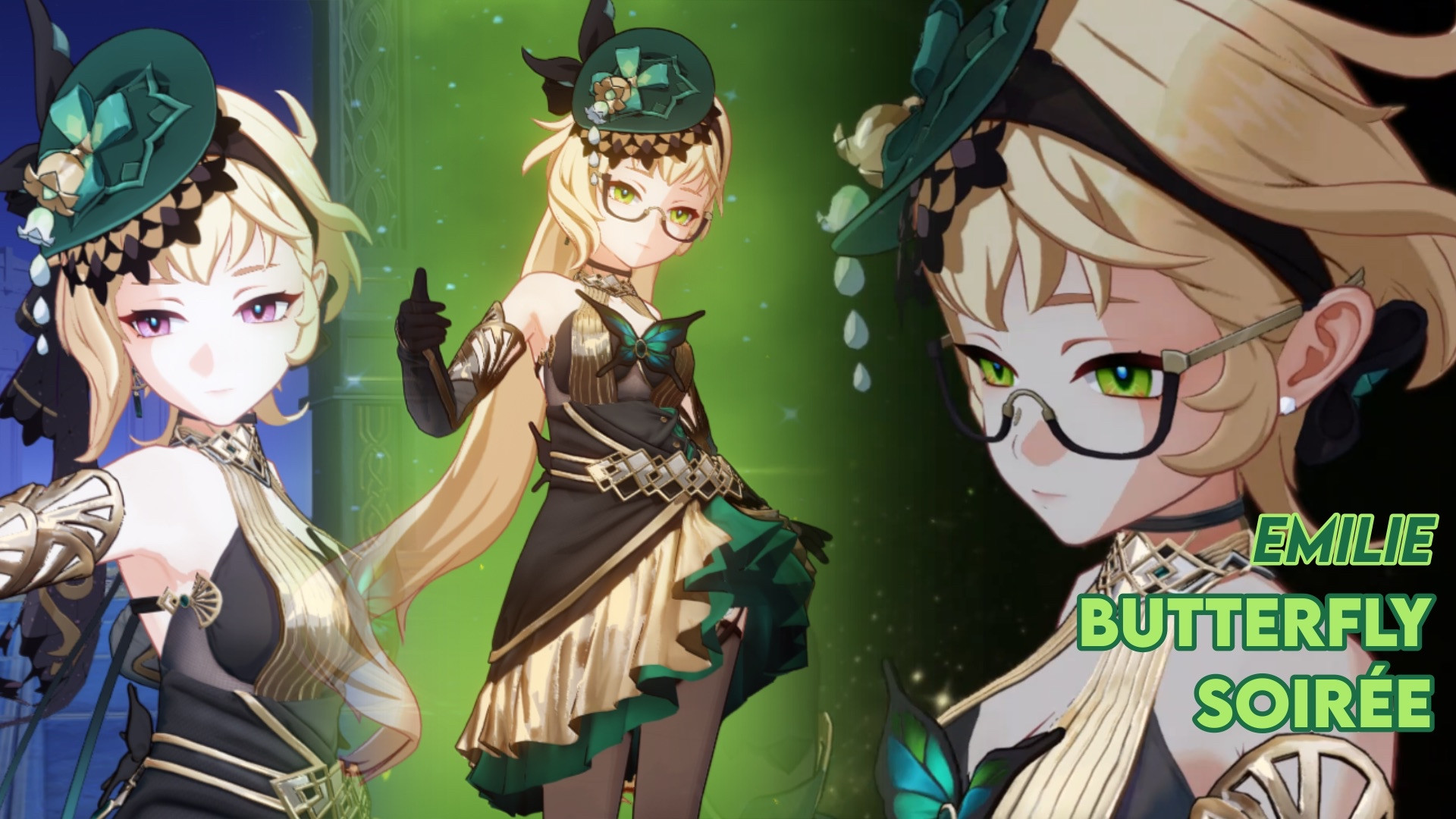 emilie - butterfly soirée Mod for Genshin Impact | GI Mods