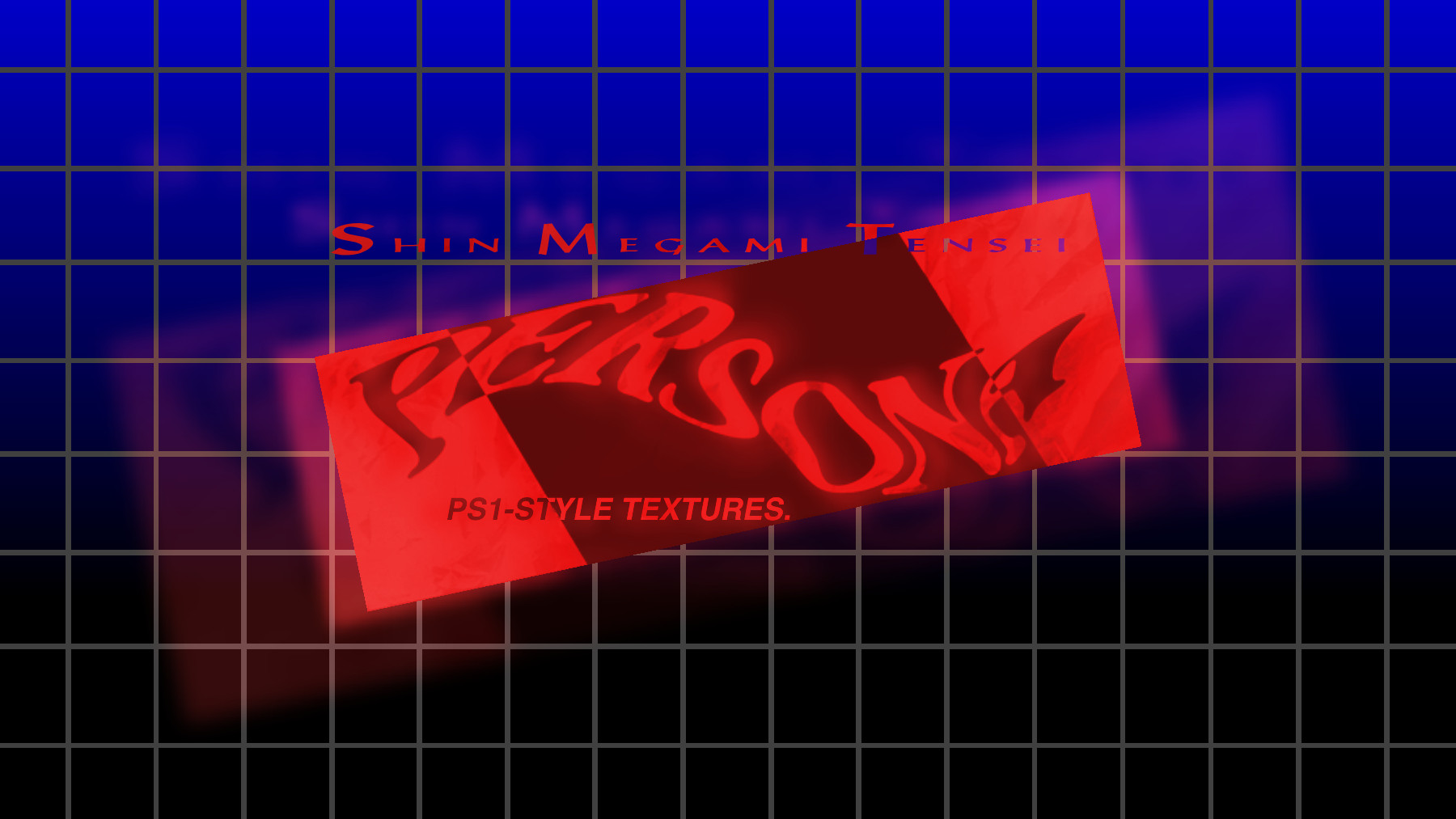 PS1-Style UI Textures Mod for Shin Megami Tensei: Persona (PSP) | SMT ...