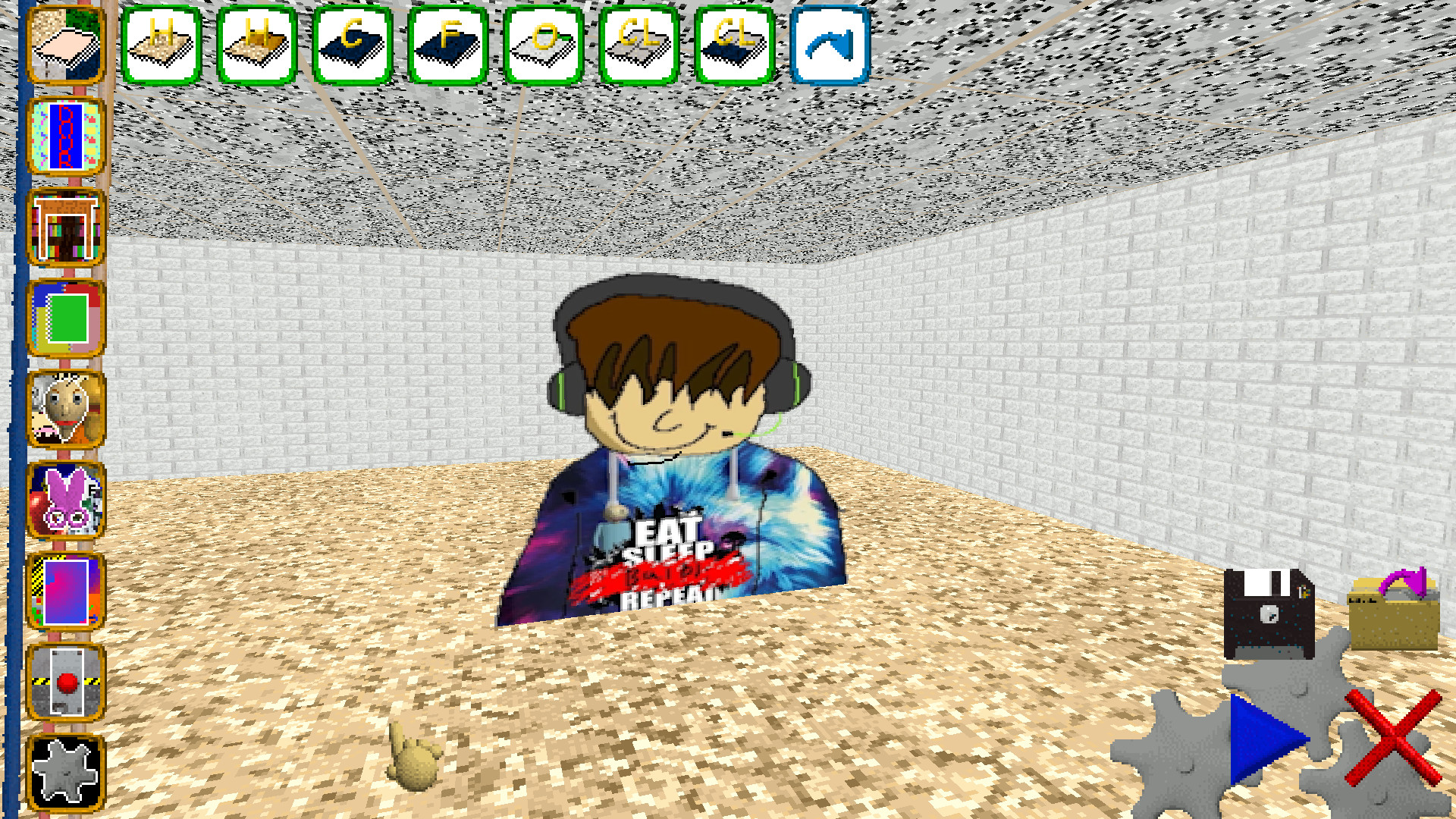 gamer Johnny texture pack Mod for Baldi's Basics | Baldi Mods