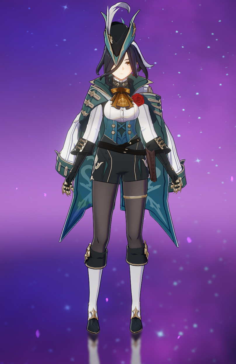 Captain R Clorinde Mod for Genshin Impact | GI Mods