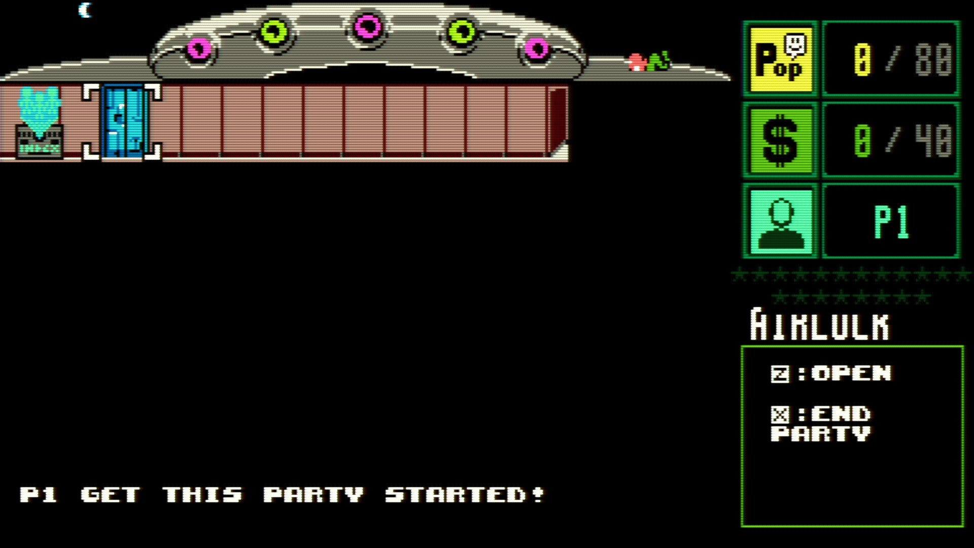 Party House Party Settings Menu Mod for UFO 50 | UFO 50 Mods
