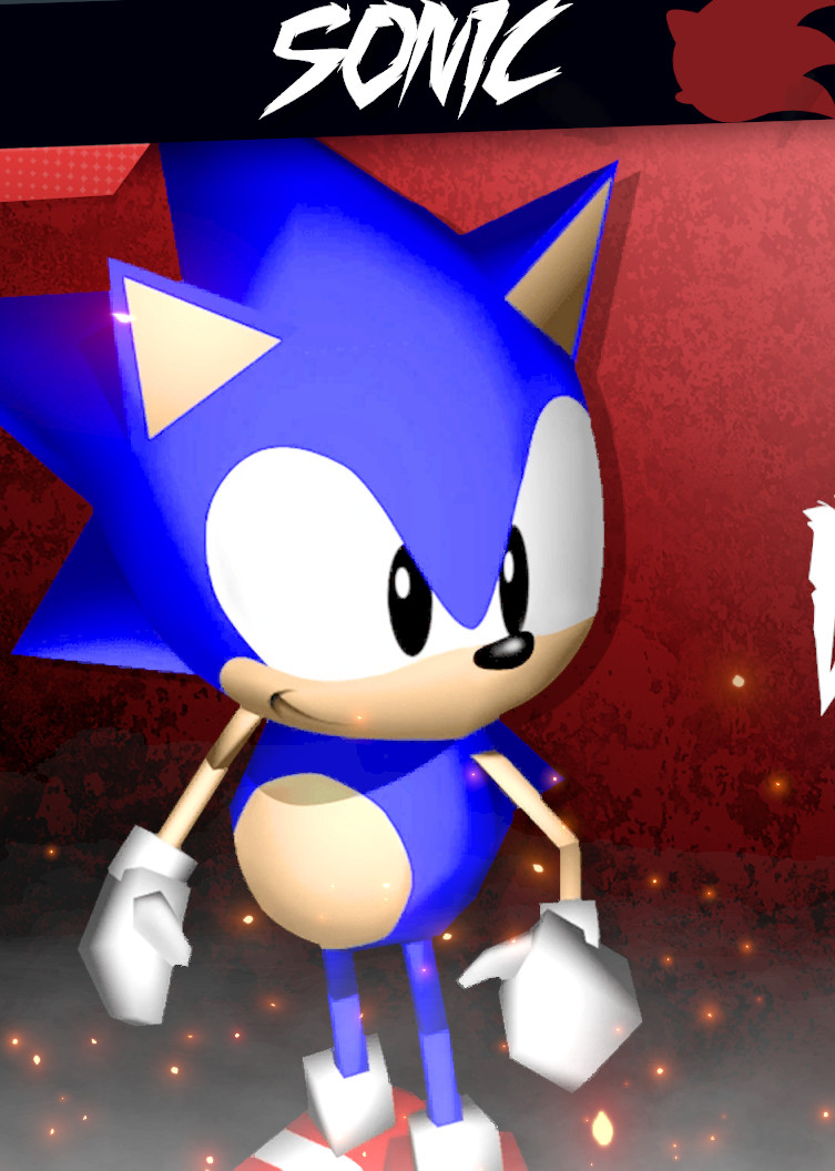 Clean Sonic R Character UI Mod for Super Smash Bros. Ultimate | SSBU Mods