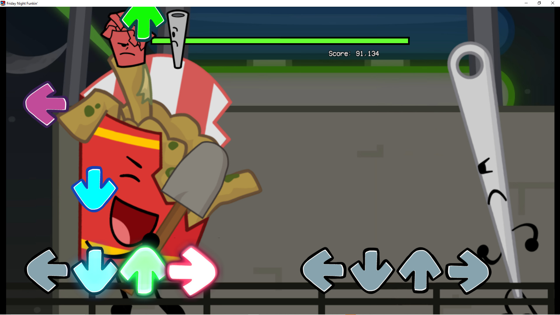 Fries vs. Needle Oneshot (V-Slice Port) Mod for Friday Night Funkin ...