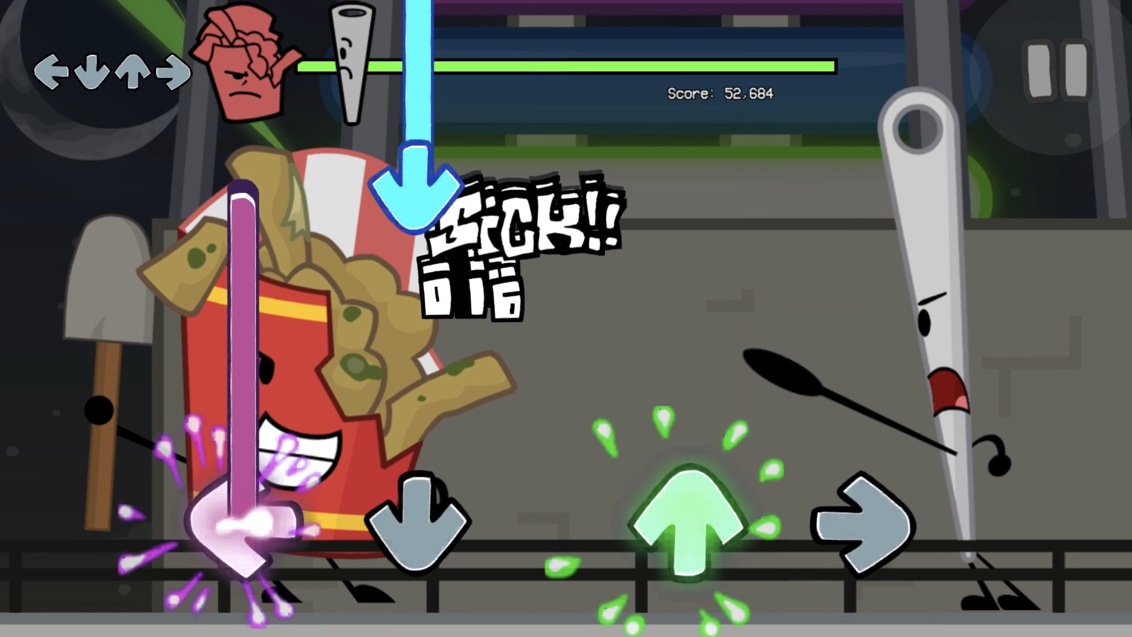 Fries vs. Needle Oneshot (V-Slice Port) Mod for Friday Night Funkin ...
