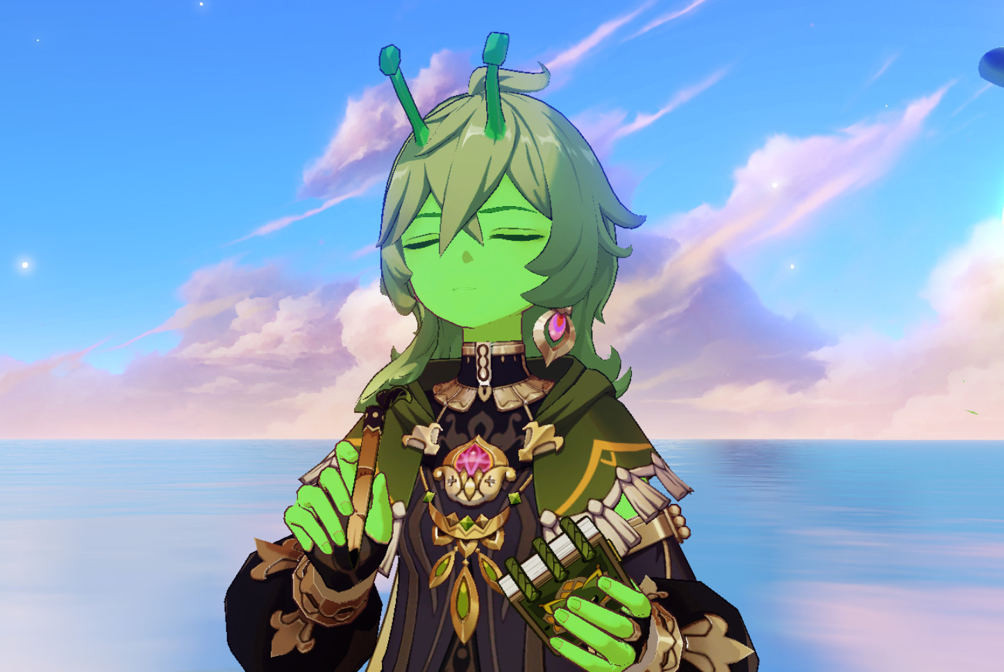 Little Green Alien Collei Mod for Genshin Impact | GI Mods